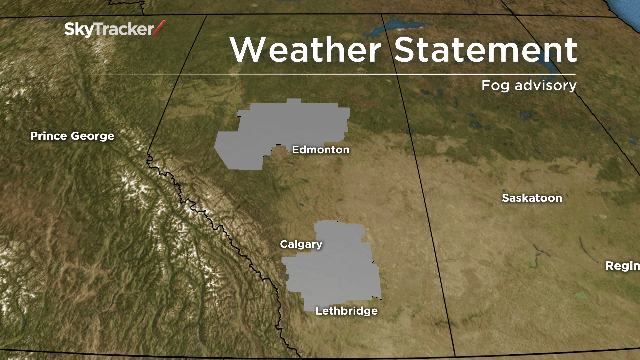 Fog advisory issued for northern, southern Alberta on Tuesday morning ...