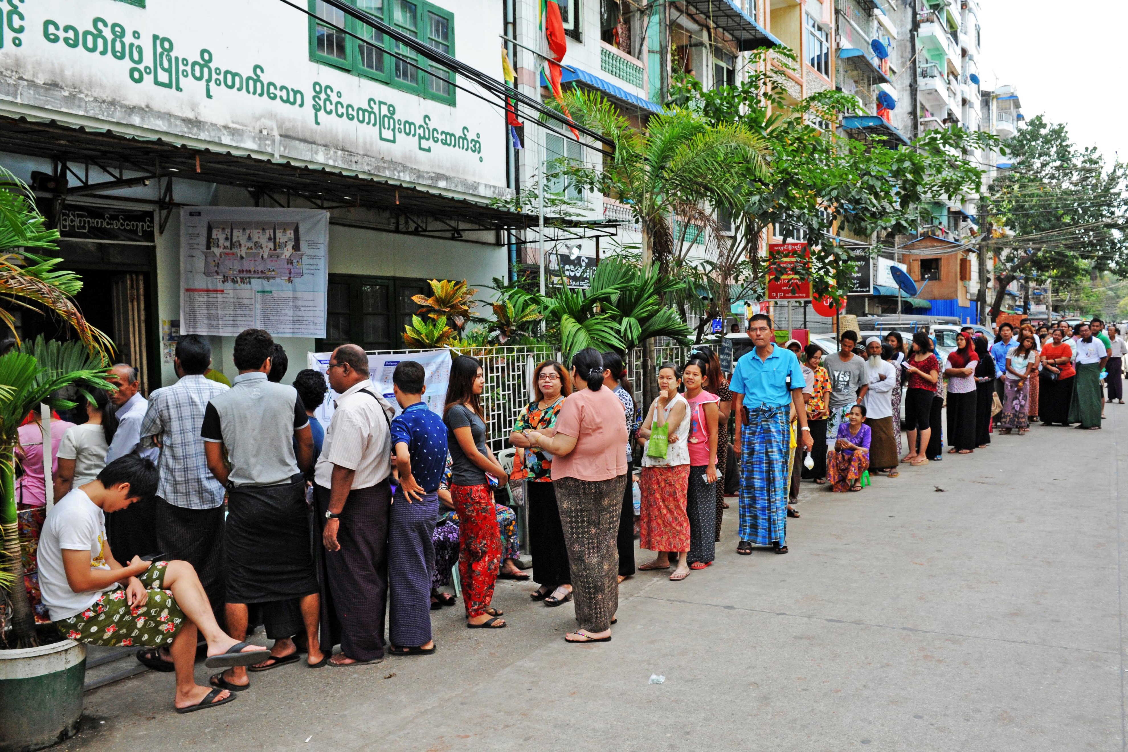 Myanmar awaits results that’s expected to hand Suu Kyi party big win ...