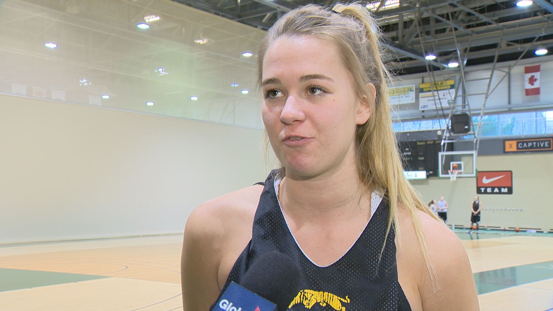 Charlotte Kot leading the Cougars basketball team - Regina | Globalnews.ca