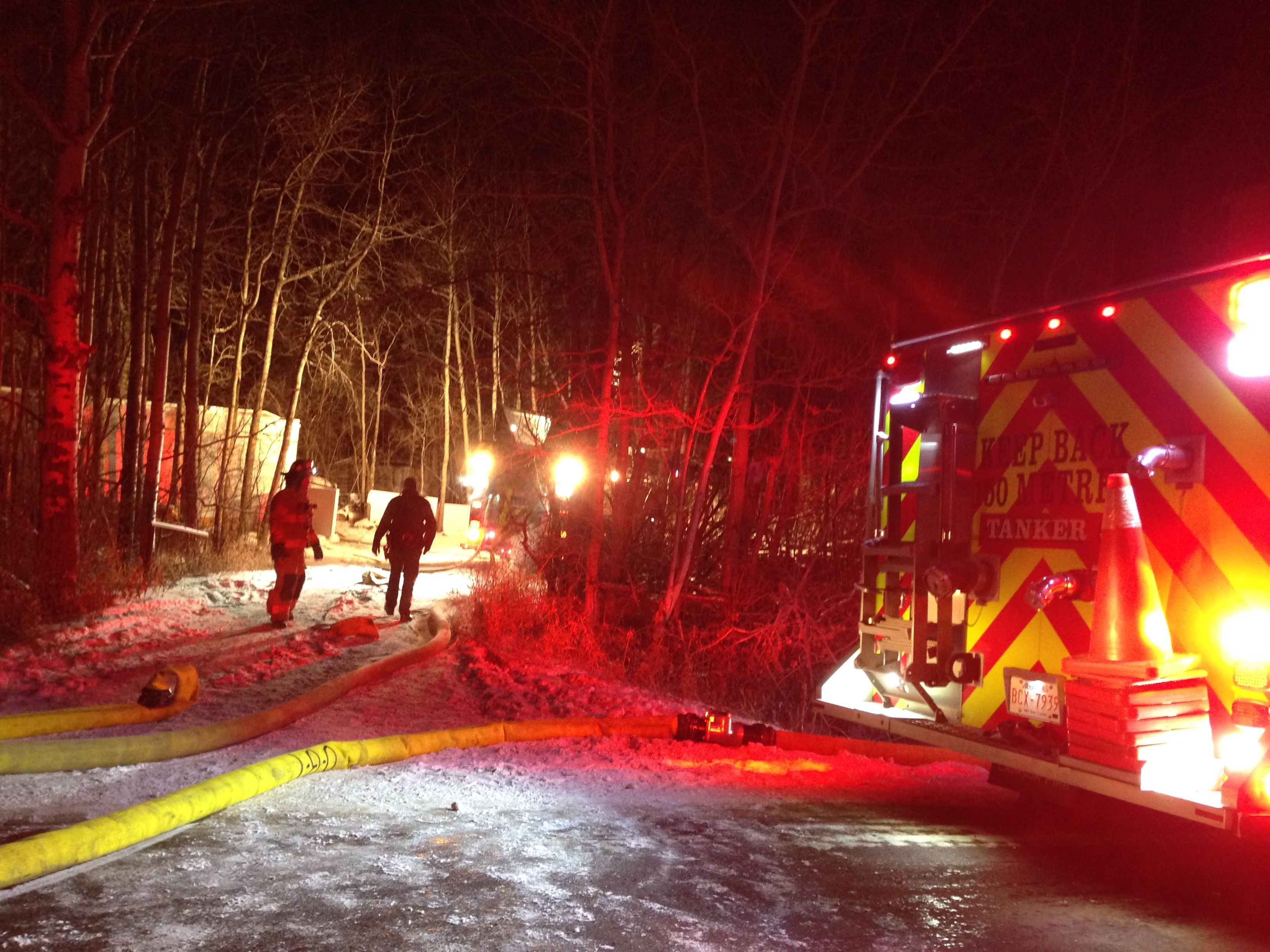 Strathcona County firefighters battle blaze, residents forced to leave ...