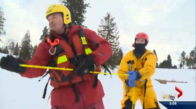 Lifesaving rescue mission: Emergency crews prepare for thin ice ...