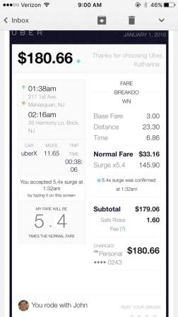 $1,100 Uber bill has Edmonton man calling for change | Globalnews.ca