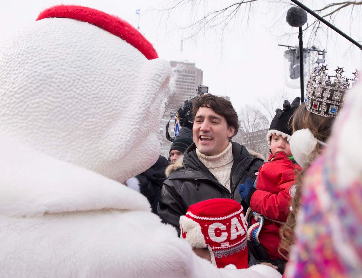 WATCH: Trudeau attends Quebec City’s Winter Carnival | Globalnews.ca