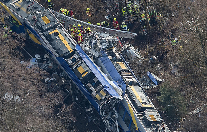 At least 10 killed, 80 injured after trains crash head-on in Germany ...