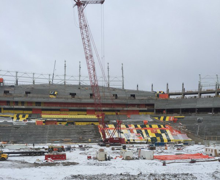 New Regina stadium now 77 per cent complete - Regina | Globalnews.ca
