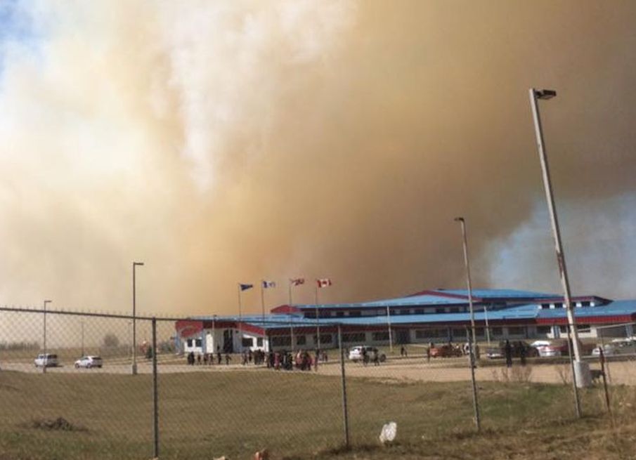 Grass fire forces evacuation of school on Alberta first nation ...