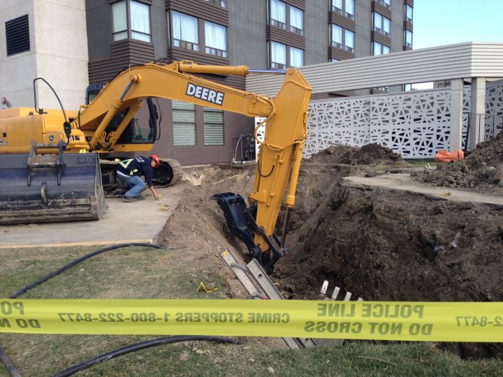 Calgary man struck by track hoe bucket while working in trench ...
