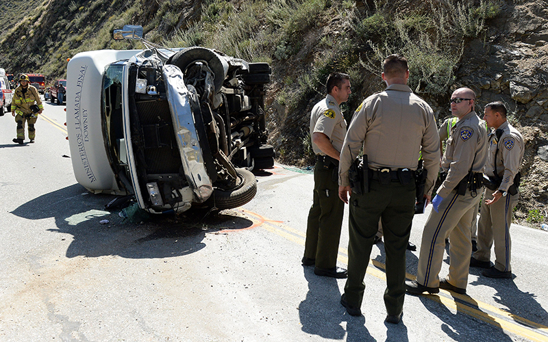 California bus crash leaves dozens injured, 2 critically - National ...