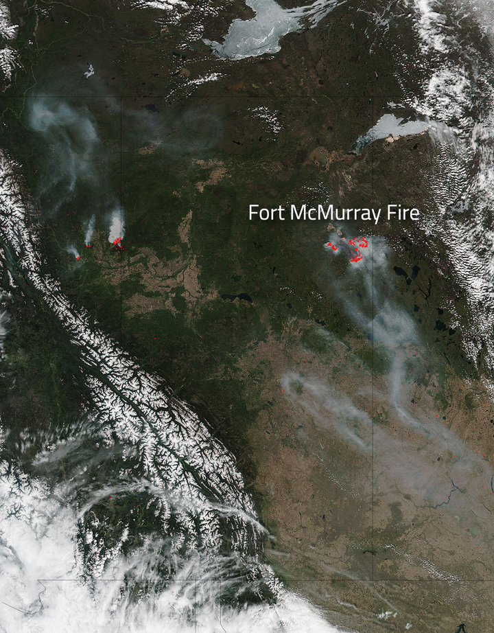 IN PHOTOS: Fort McMurray wildfires continue to be seen from space ...