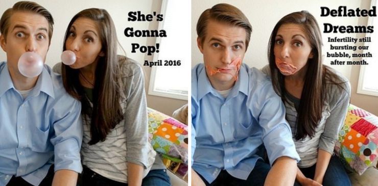 Couple finds humour in infertility with pregnancy announcement parodies ...