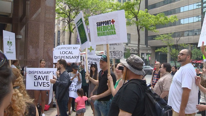 Protesters hijack police press conference on Toronto marijuana ...