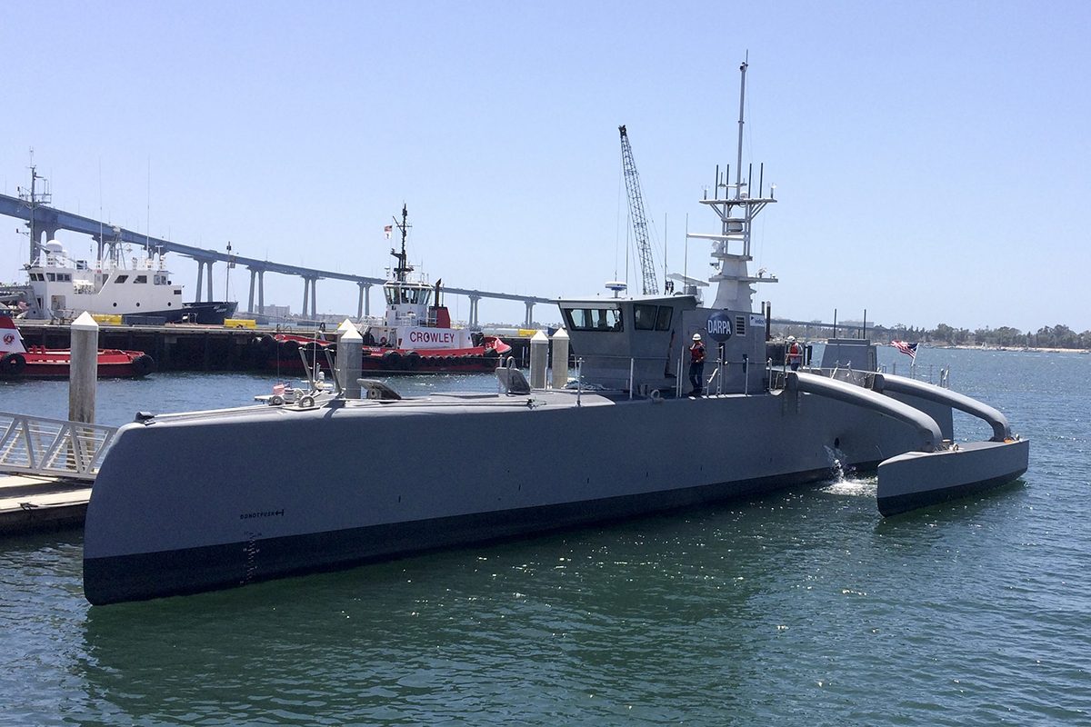 U.S. military testing ‘Sea Hunter’, an unmanned ship capable of lengthy ...