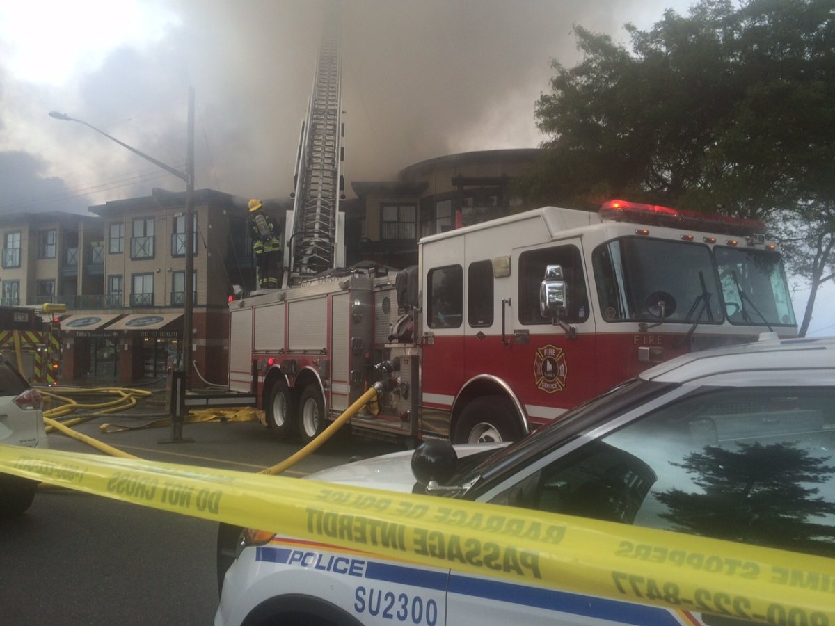 Massive fire in White Rock deliberately set: RCMP - BC | Globalnews.ca