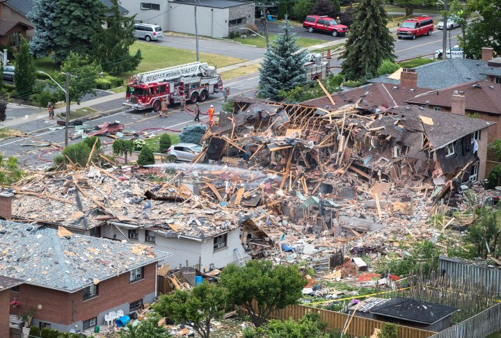 Explosion destroys home in Mississauga; 1 person dead, 25 houses ...