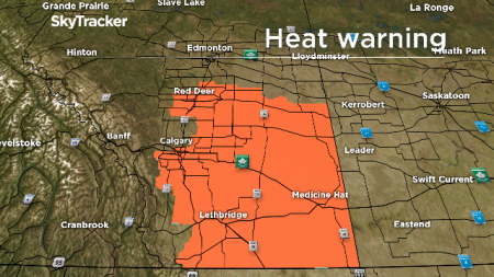 Calgary weather: Heat warning issued by Environment Canada | Globalnews.ca