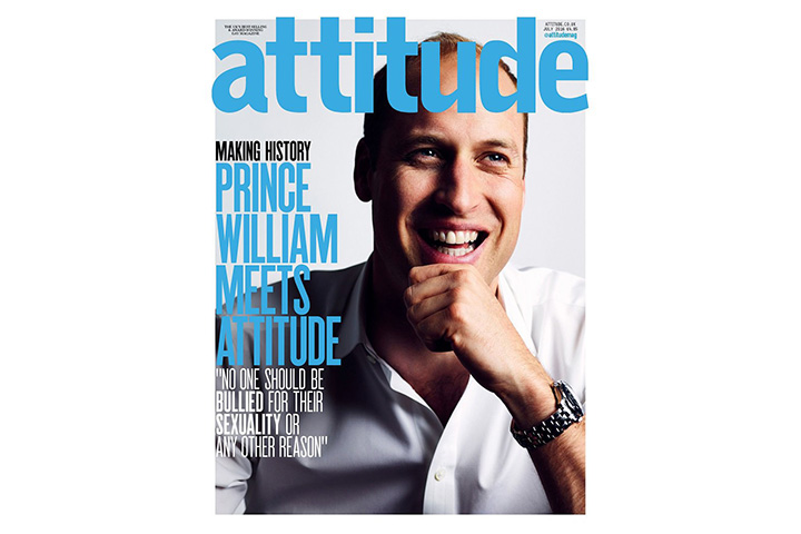 Prince William appears on cover of British LGBTQ magazine ‘Attitude ...