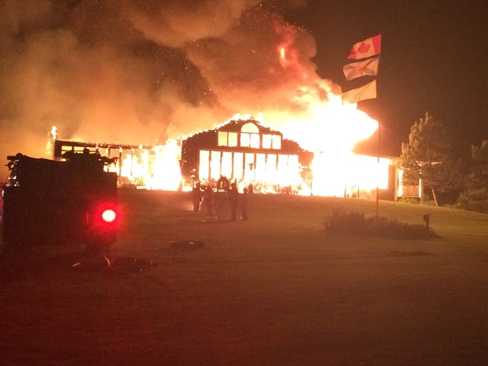 Fire destroys clubhouse at Cape Breton’s Bell Bay Golf Club | Globalnews.ca