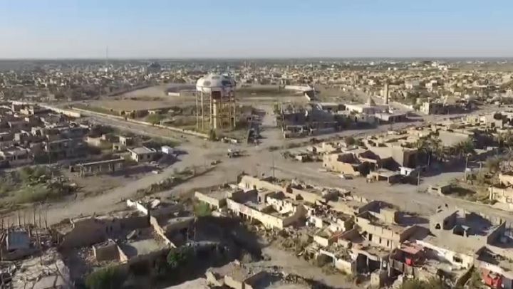 New drone footage captures catastrophic damage in Iraqi city of Ramadi ...