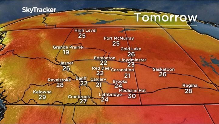 Up to 50 mm of rain expected for Calgary by Sunday | Globalnews.ca