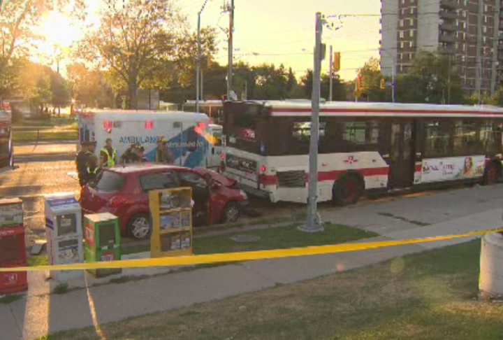 Son killed, parents injured after vehicle rear-ends TTC bus in ...