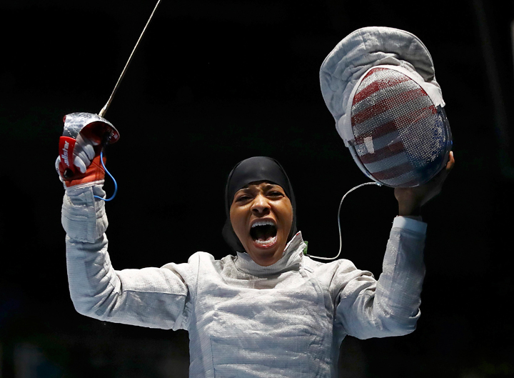 Rio 2016: Fencer Ibtihaj Muhammad becomes first American athlete to ...