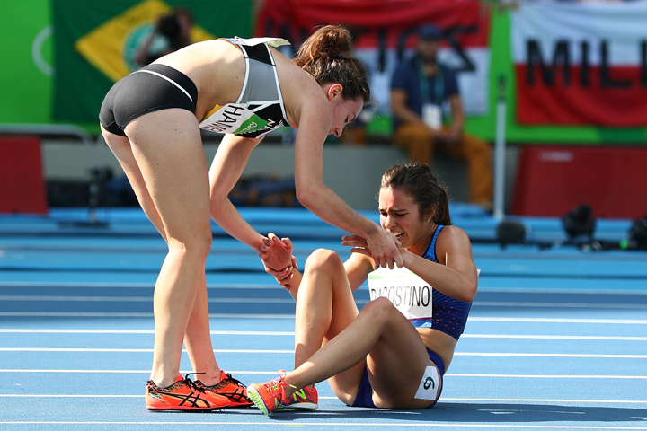 Rio 2016: Nikki Hamblin awarded rare Olympic sportsmanship medal for ...