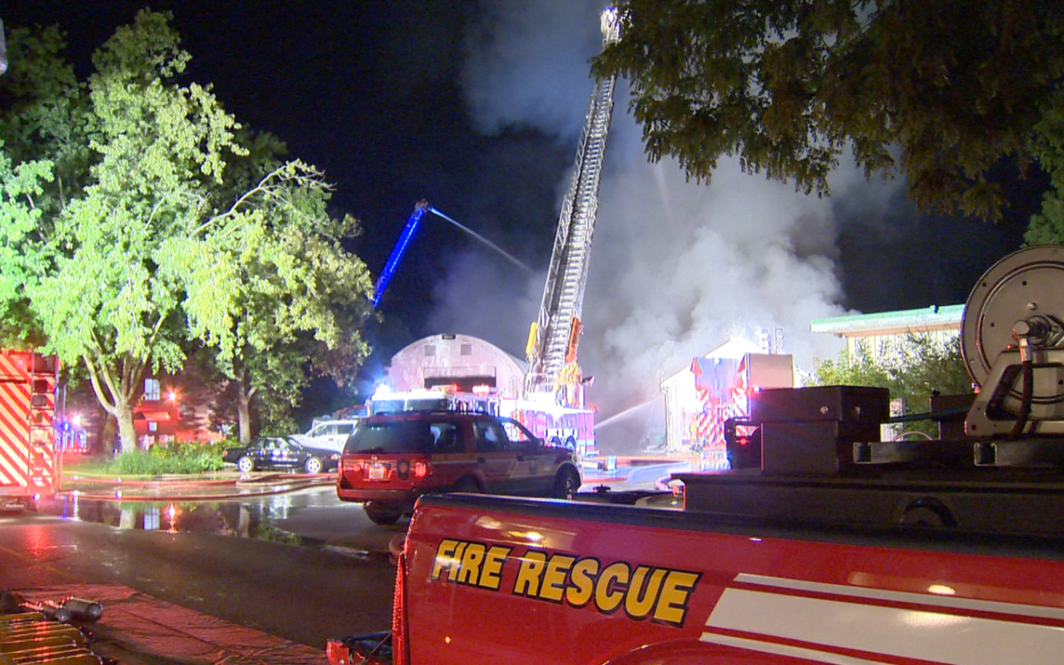 Historic feed mill in Alliston, Ont. gutted by fire - Toronto ...