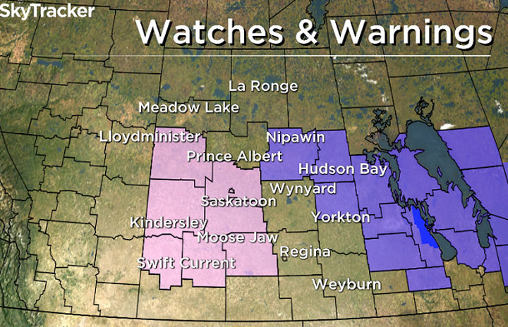 Weather advisory, severe thunderstorm watch ended in Saskatchewan ...