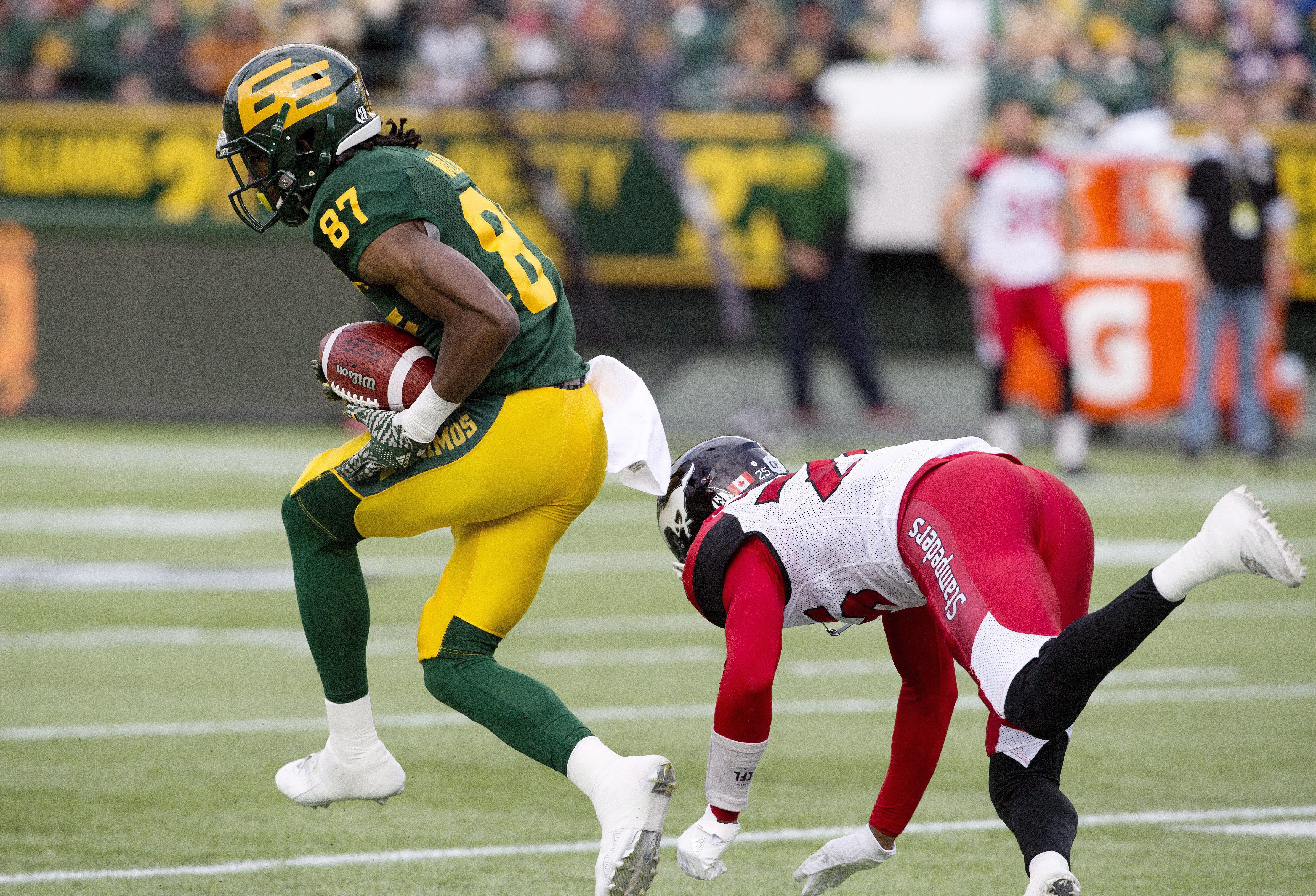 Derel Walker returns to the Edmonton Eskimos - Edmonton | Globalnews.ca