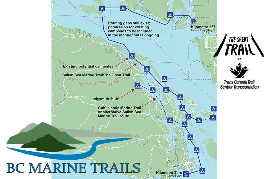 Salish Sea Marine Trail to link Vancouver Island with the mainland ...
