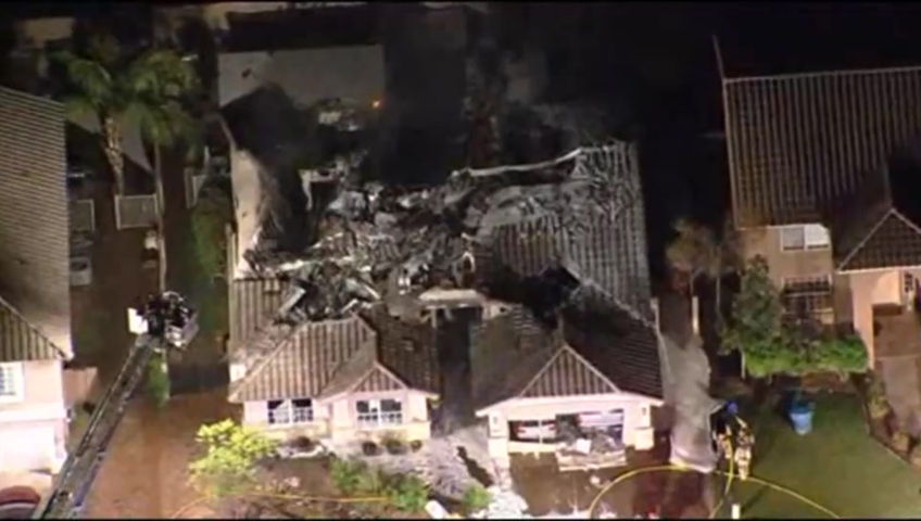Husband, wife escape injury as plane crashes into their suburban ...