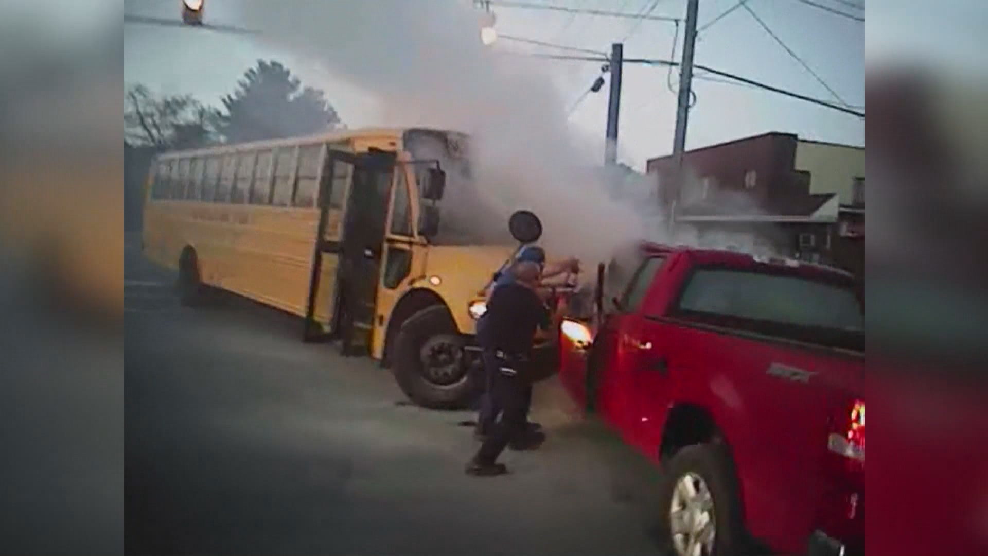 Fiery rescue: North Carolina strangers help pull man trapped in truck ...