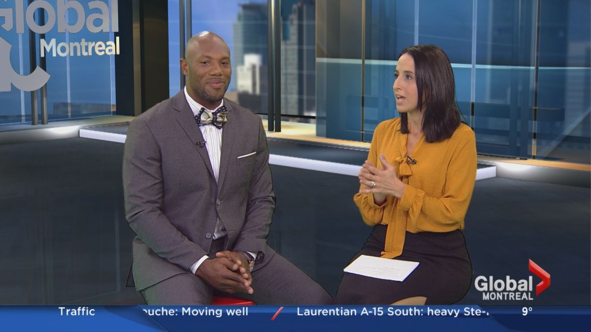Montreal Alouettes’ Kyries Hebert guest hosts Global News Morning in ...