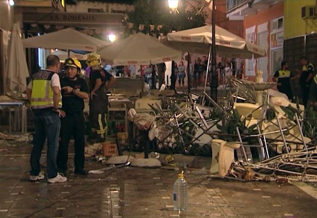 90 injured after explosion at cafe in southern Spain - National ...