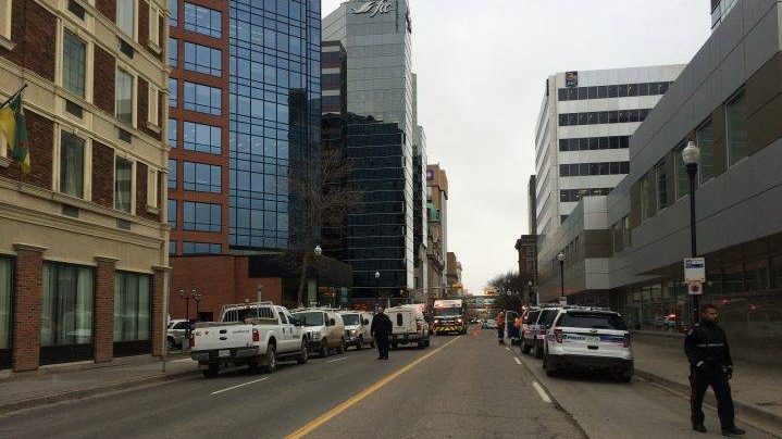 Evacuation ends in downtown Regina after gas leak - Regina | Globalnews.ca