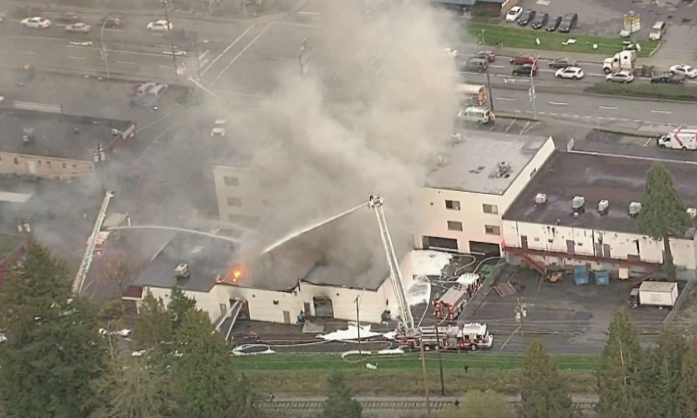 UPDATE: Fire destroys 5 businesses in Delta, B.C. - BC | Globalnews.ca