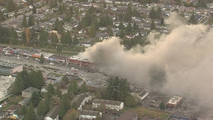 UPDATE: Fire destroys 5 businesses in Delta, B.C. - BC | Globalnews.ca