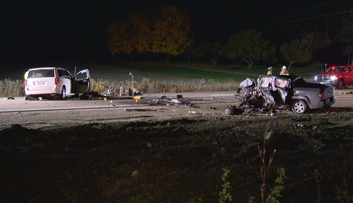 2 people dead after head-on crash south of Barrie, Ont. - Toronto ...