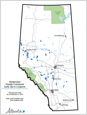 129 new well approved under Alberta’s oil and gas royalty change early ...
