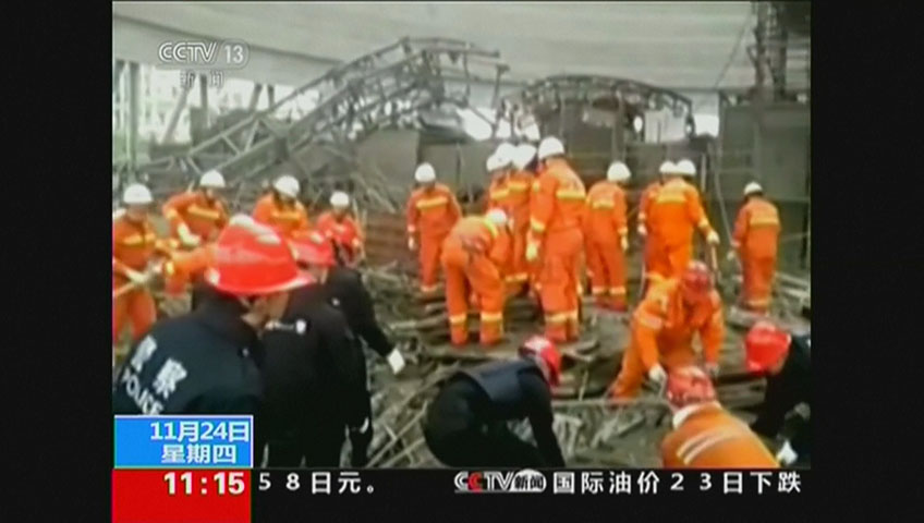 Construction site collapse in China leaves at least 67 dead - National ...