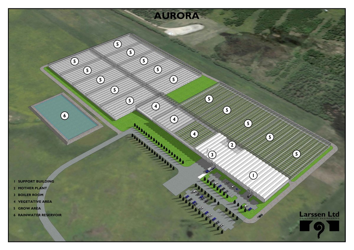 Massive marijuana production facility being built in Leduc County, Alta ...
