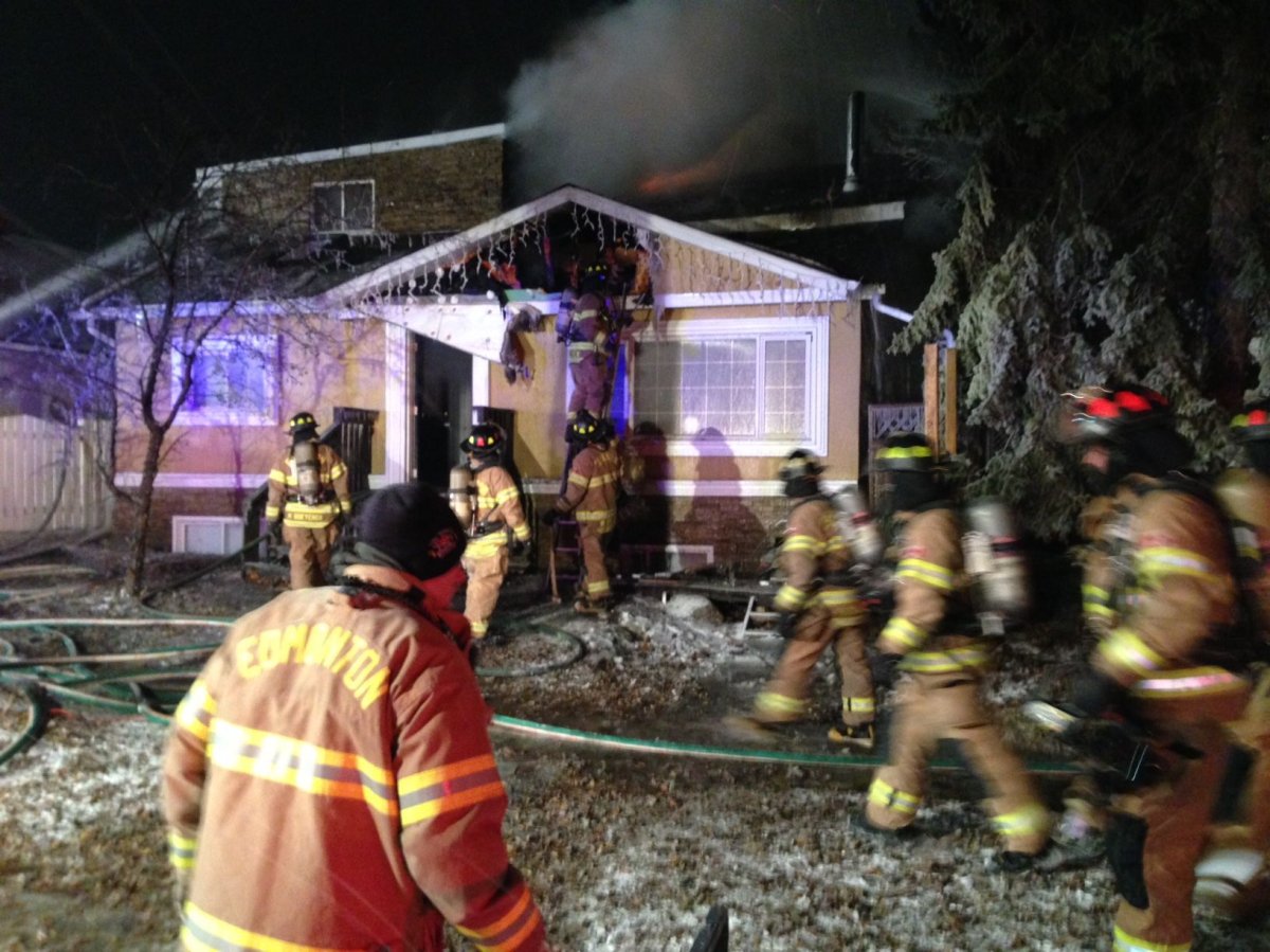 Edmonton firefighters battle blaze and frigid temperatures - Edmonton ...