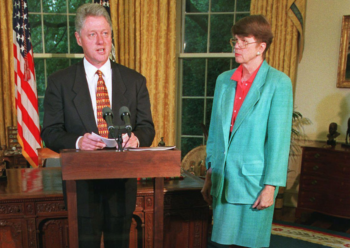 Bill Clinton leads memorial for former US attorney general Janet Reno ...