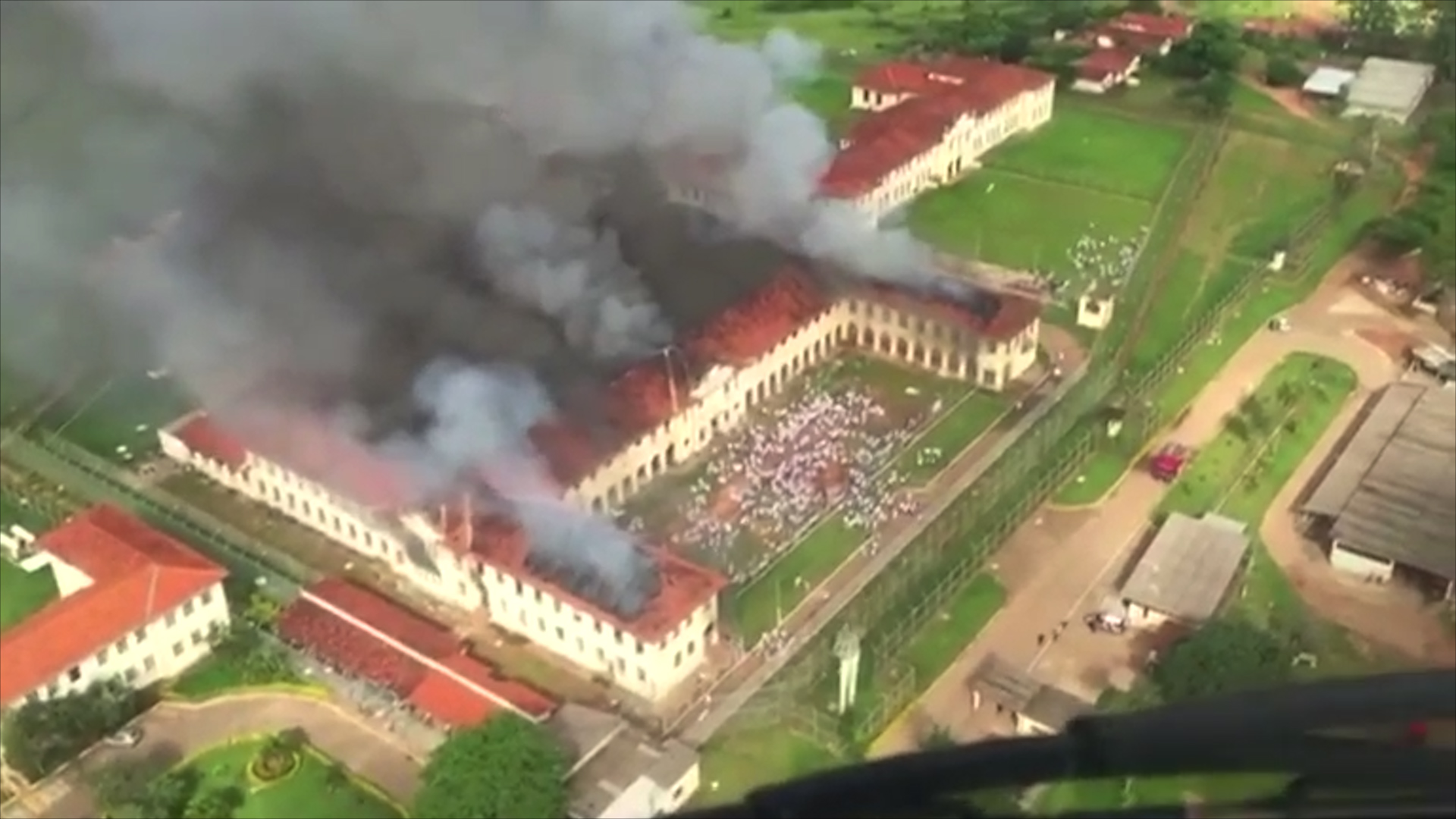 Hundreds of inmates flee after Brazil prison set on fire - National ...