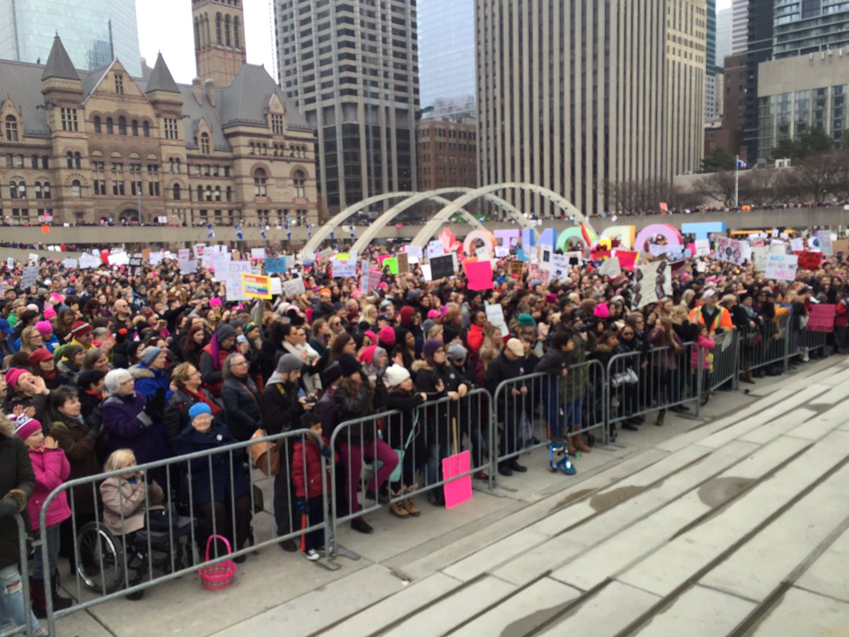 Tens of thousands attend Women’s March Toronto - Toronto | Globalnews.ca