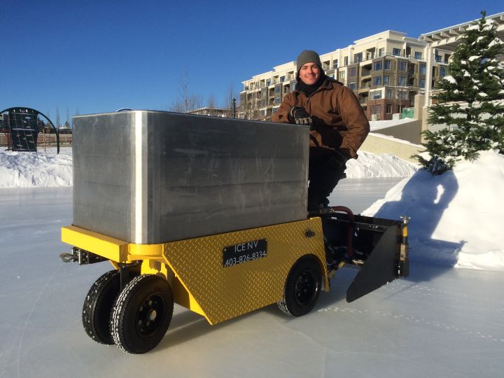 ‘The Zamboni Man’ brings smooth surfaces to Calgary’s outdoor rinks ...