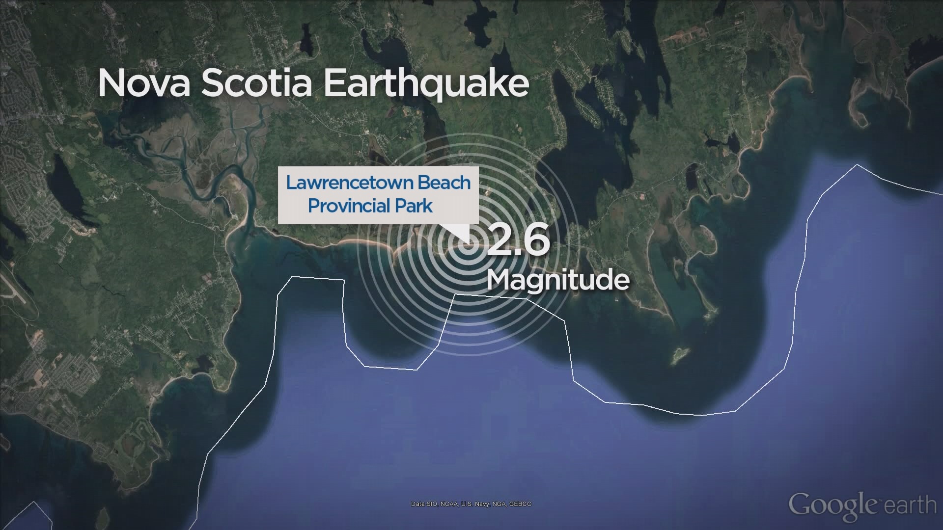 Small earthquake recorded east of Halifax - Halifax | Globalnews.ca