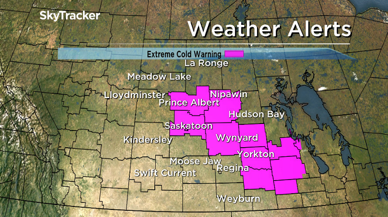 Extreme cold warning for -40 wind chills ended in Saskatoon - Saskatoon ...