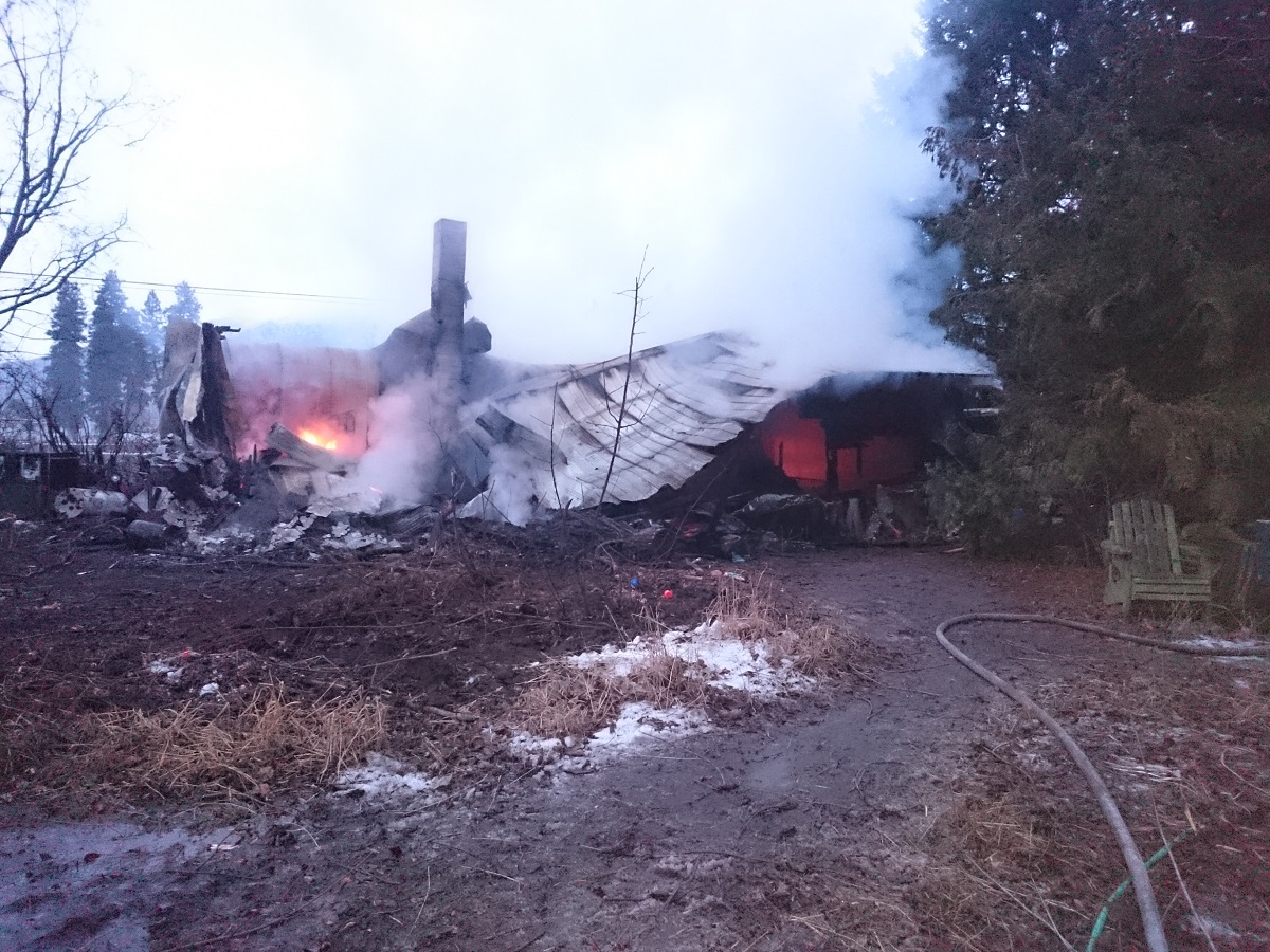 Cawston home destroyed by fire | Globalnews.ca