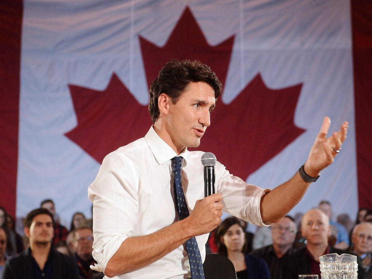 Justin Trudeau calls to apologize to woman who asked English question ...